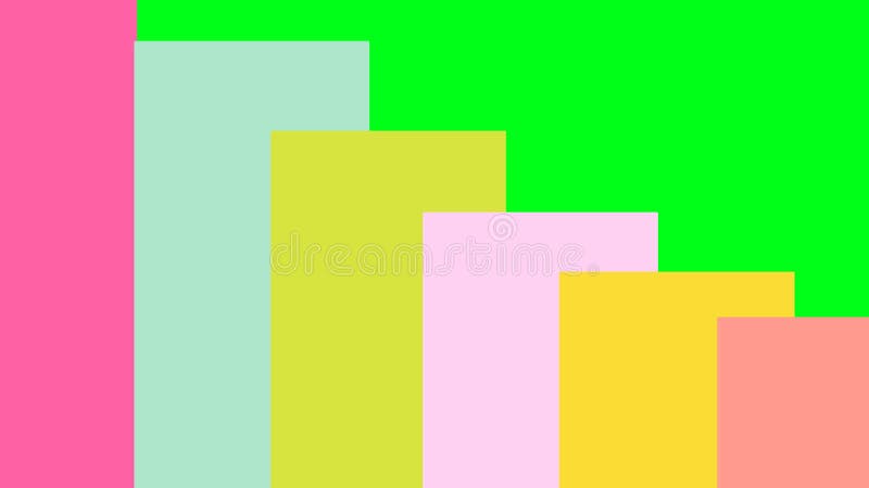 4k Transition Animation with Vertical and Horizontal Movement of Shapes ...