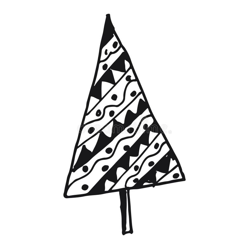 Simple Tree Design. Vector Illustration Decorative Design Stock Vector ...