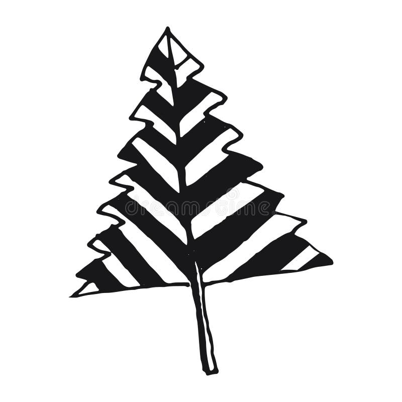 Simple Tree Design. Vector Illustration Decorative Design Stock Vector ...