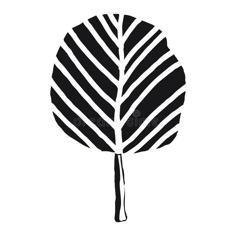 Simple Tree Design. Vector Illustration Decorative Design Stock Vector ...