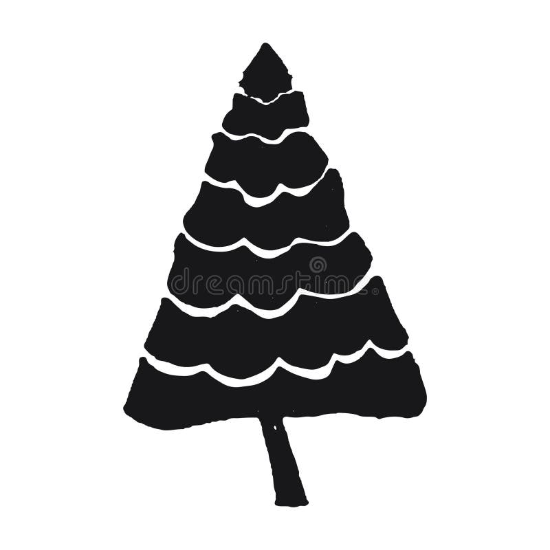 Simple Tree Design. Vector Illustration Decorative Design Stock Vector ...