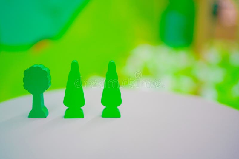 Simple tree game piece stock image. Image of concentration - 301359191