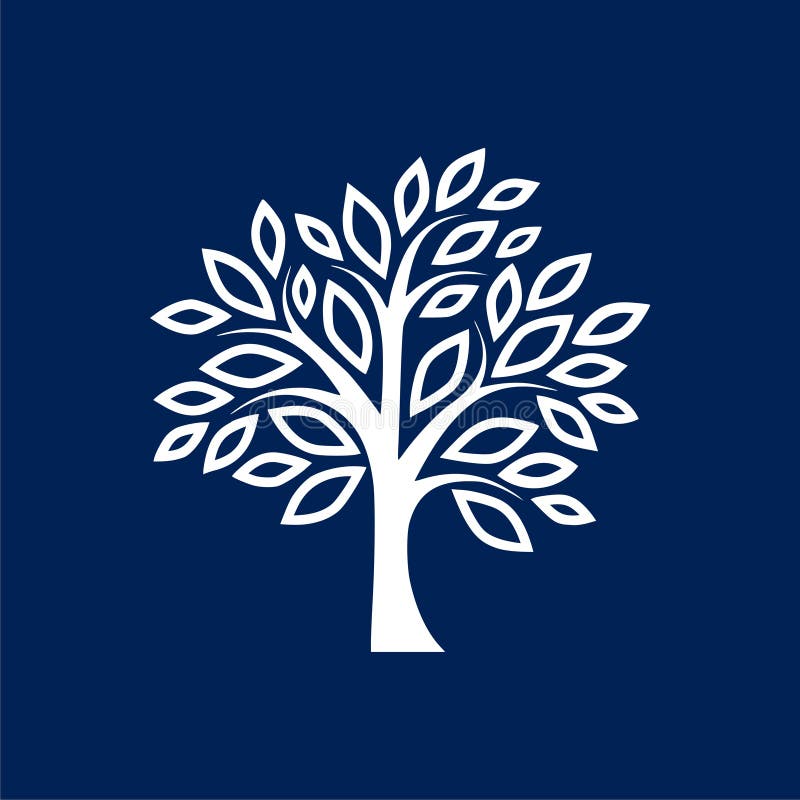 Simple Tree Icon, Tree Icon Vector Illustration, 6 Colors Included ...