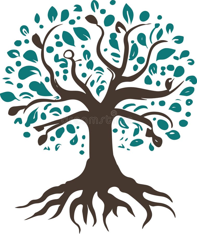 Modern Tree of Life Logo Vector File Stock Illustration - Illustration ...