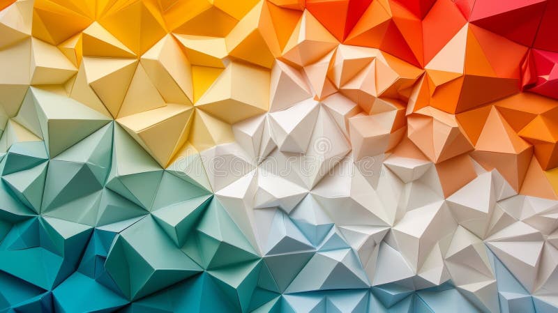 From Simple Triangles To Complex Polygons a Captivating Display of ...