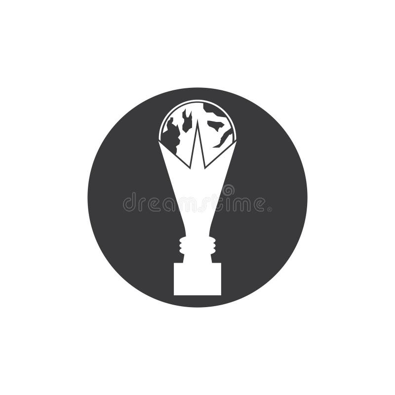 Simple Trophy Logo Design Vector Template Stock Illustration ...