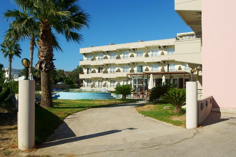 Simple tropical hotel stock image. Image of expensive - 27727335