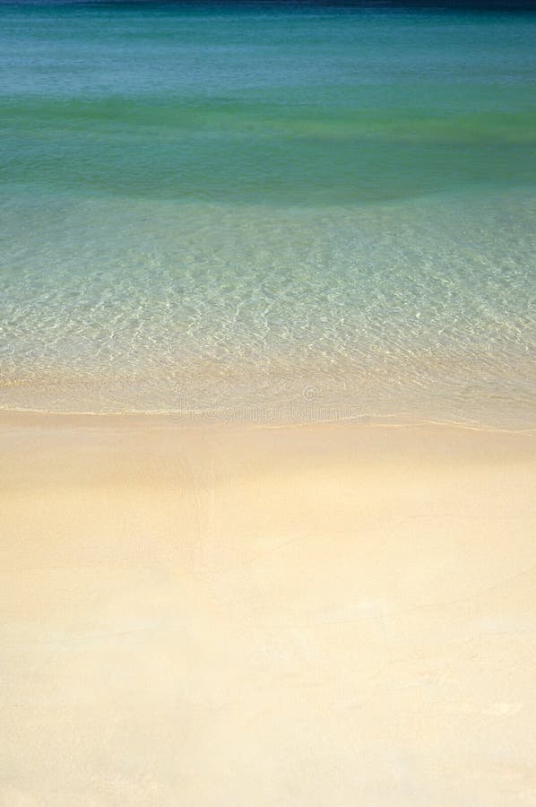 Simple Tropical Sea and Sand Vertical Stock Photo - Image of thailand ...