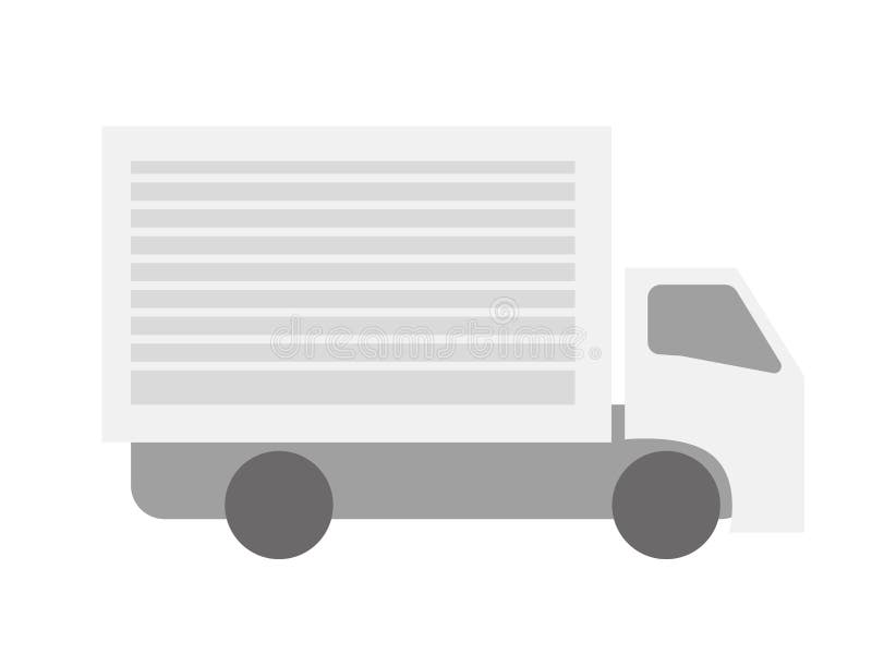 Simple Truck Icon. Flat Design Stock Vector - Illustration of symbol ...