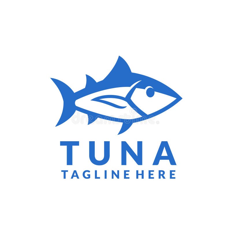 Simple Tuna Fish Logo Design Stock Vector - Illustration of sport ...