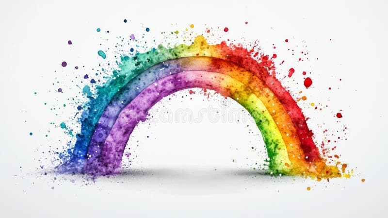 A Simple Tutorial on Creating a Vibrant Rainbow in a Children S Master ...