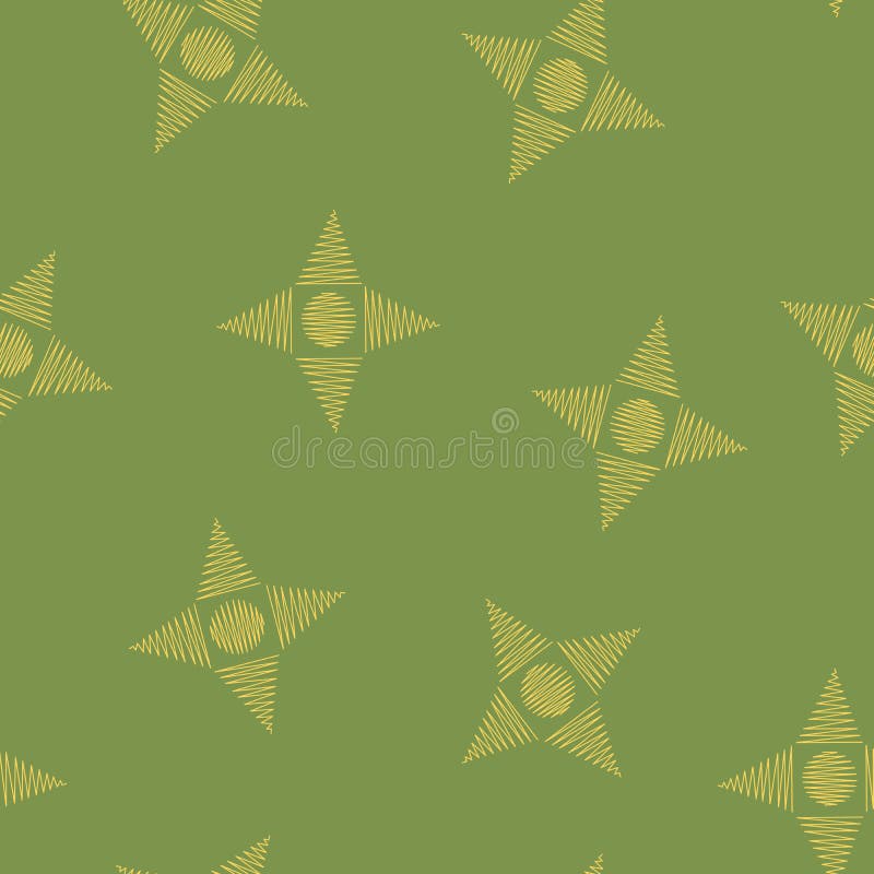 Simple Two-tone Geometric Vector Seamless Pattern. Stock Vector ...