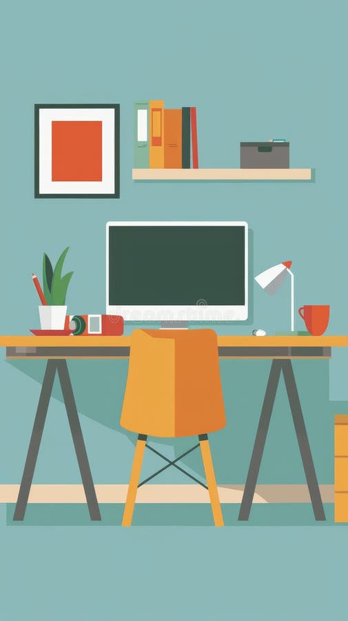 Simple and Uncluttered Office Background with a Minimalist Design ...