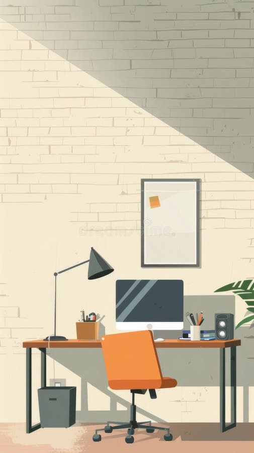 Simple and Uncluttered Office Background with a Minimalist Design ...