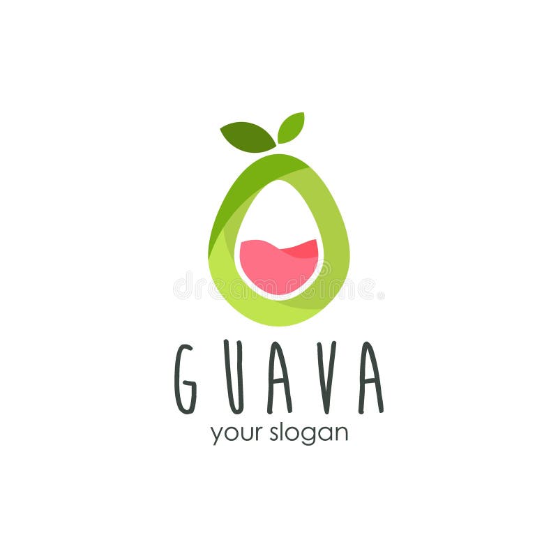 Creative Guava Logo Vector Art Logo Stock Illustration - Illustration ...