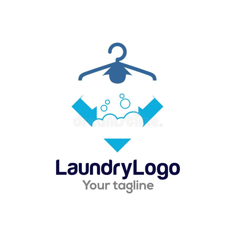 Creative Laundry Logo Vector Art Logo Stock Vector - Illustration of ...