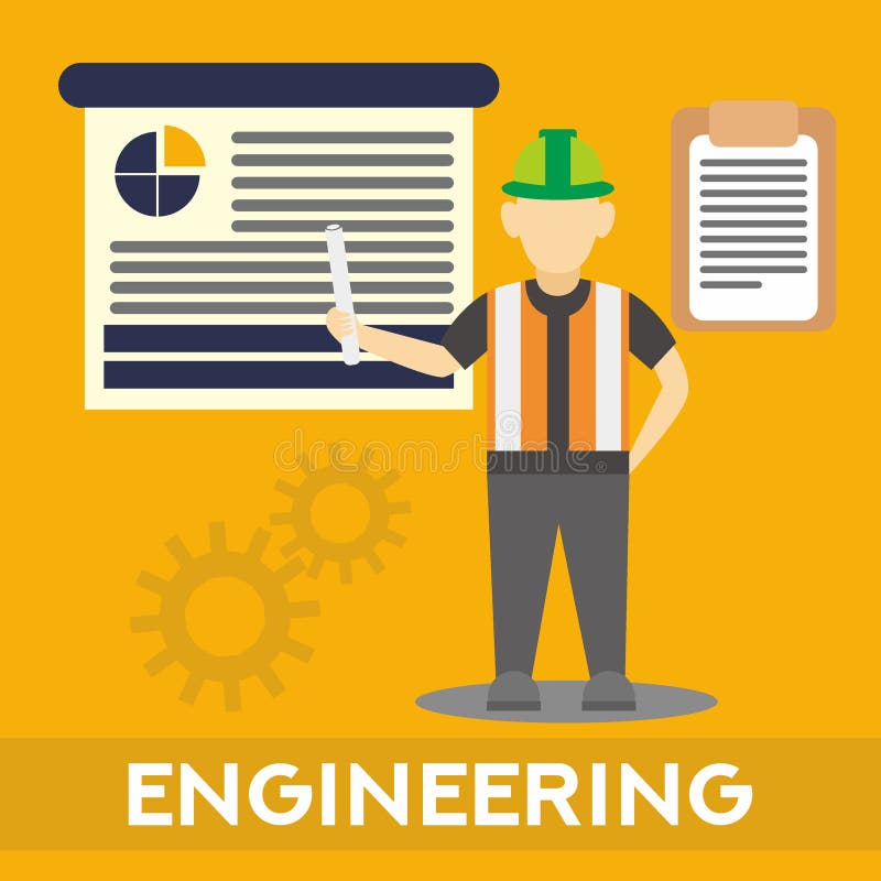 Engineering Illustration Vector Art Logo Template and Illustration ...