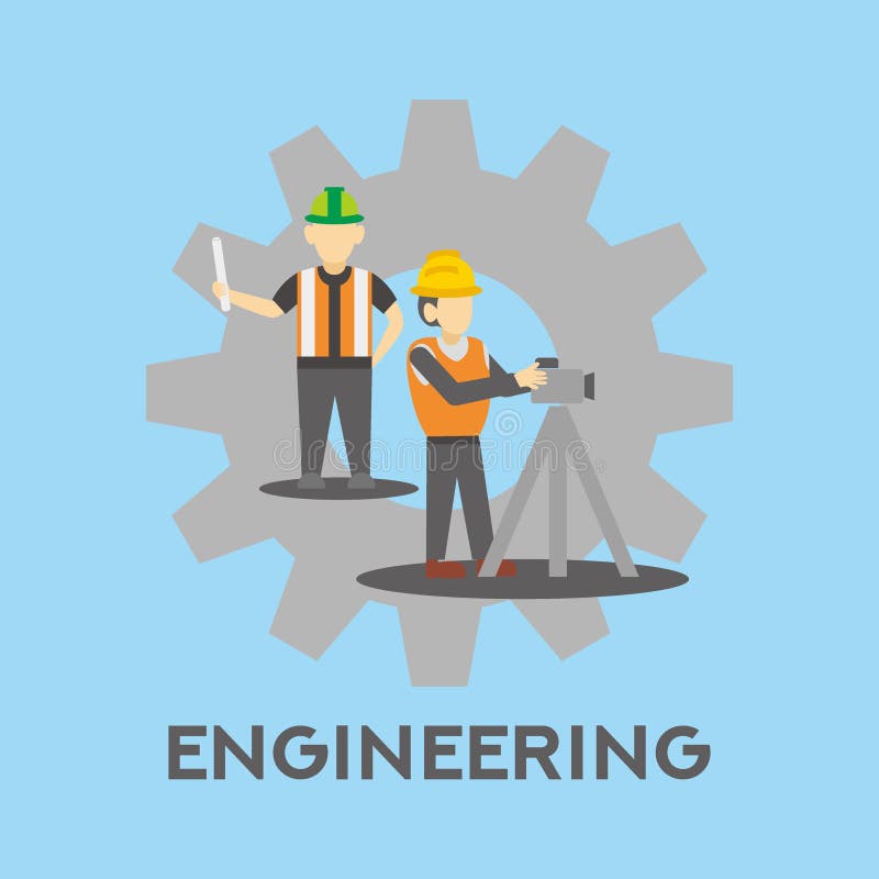 Engineering Illustration Vector Art Logo Template and Illustration ...