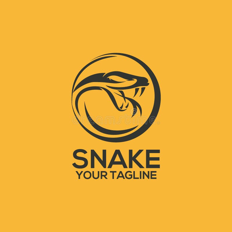 Snake Logo Vector Art Logo Template and Illustration Stock Illustration ...