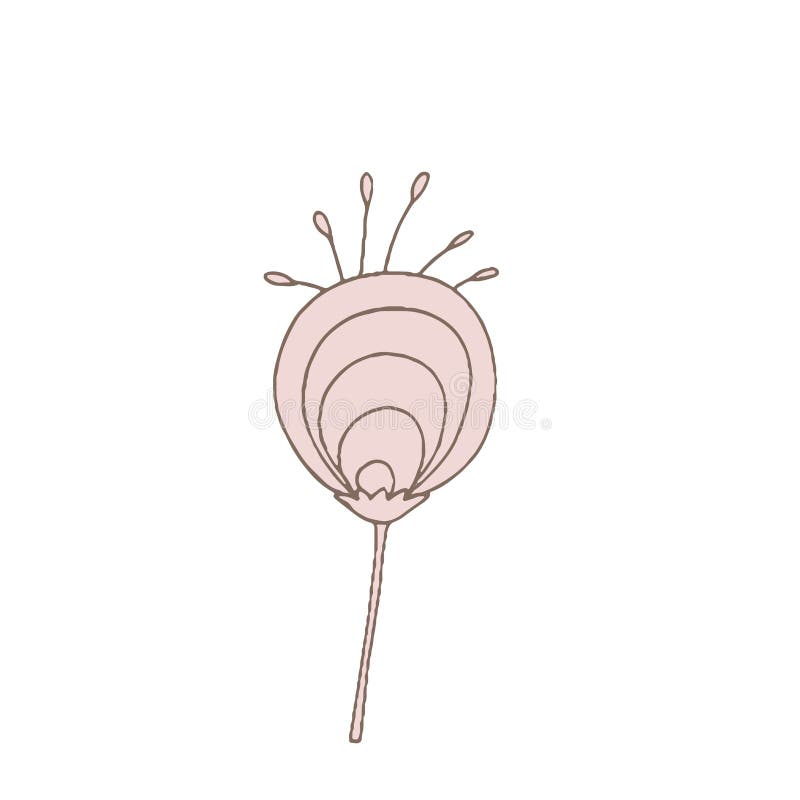 Simple Unusual Flowers Stock Illustrations – 1,038 Simple Unusual ...