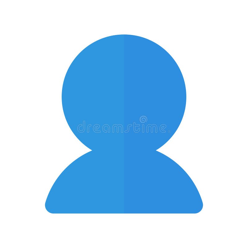 Blue User Icon. Web Icons for Accounts and Profiles. Vectors. Stock ...