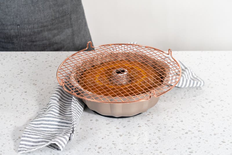 Simple Vanilla Bundt Cake from Box Cake Stock Photo - Image of baking ...