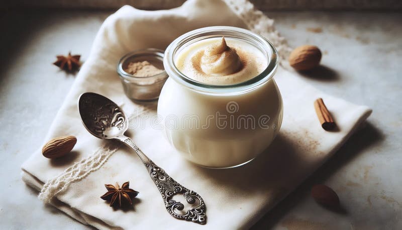 Creamy Simple Vanilla Pudding Stock Illustrations – 344 Creamy Simple ...