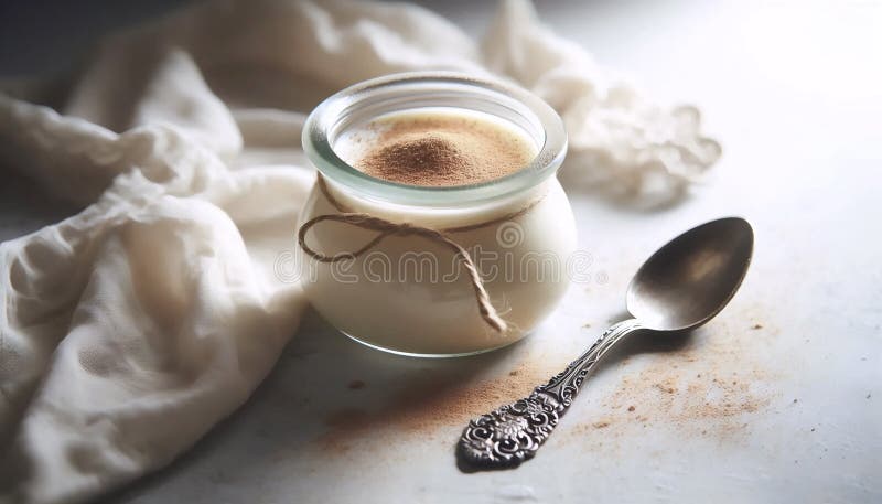 Creamy Simple Vanilla Pudding Stock Illustrations – 344 Creamy Simple ...