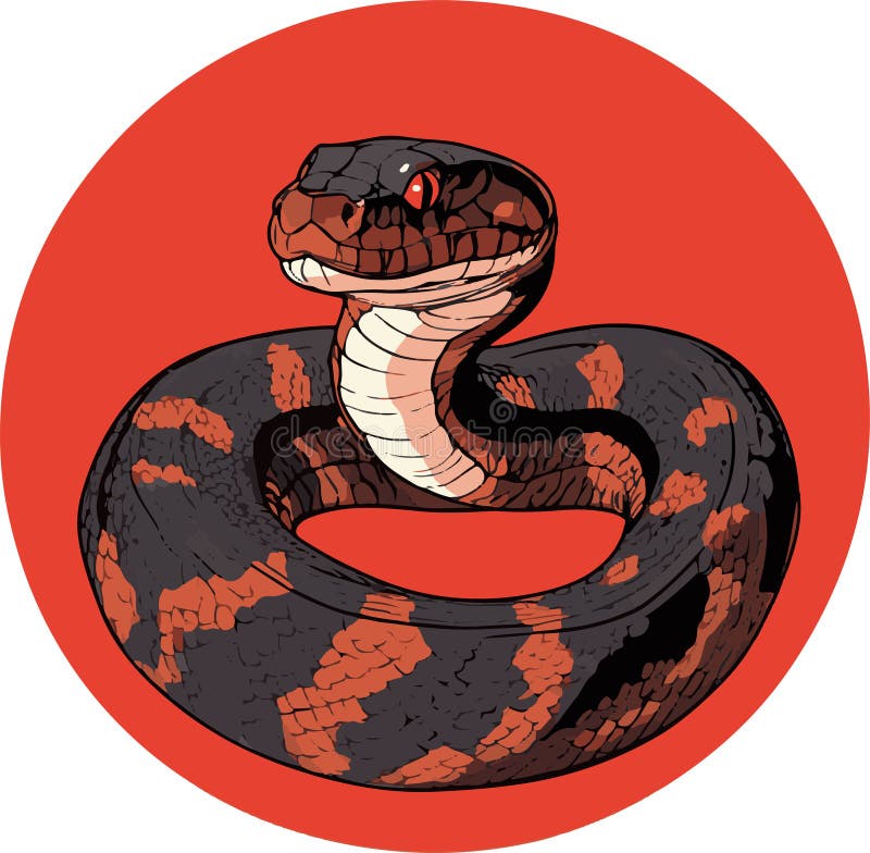 Simple Vector Anaconda Clipart Stock Vector - Illustration of vector ...