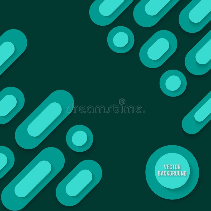 Simple Vector Background in Style Flat Stock Vector - Illustration of ...