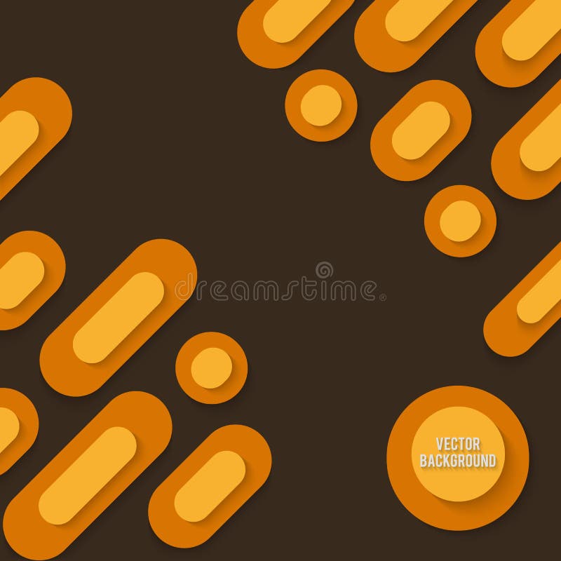 Simple Vector Background in Style Flat Stock Vector - Illustration of ...