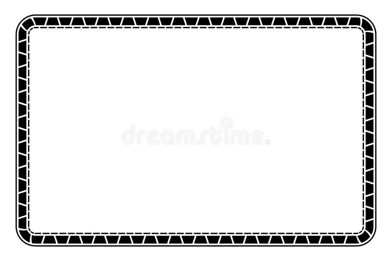 Simple Vector Basic Shape Frame, for Certificate, Placard or Element ...