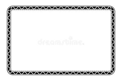 Simple Vector Basic Shape Frame, for Certificate, Placard or Element ...