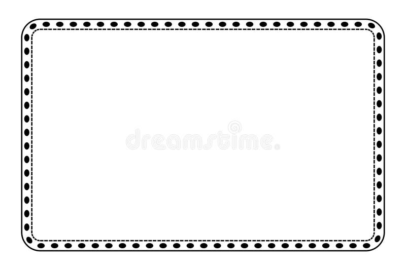 Simple Vector Basic Shape Frame, for Certificate, Placard or Element ...