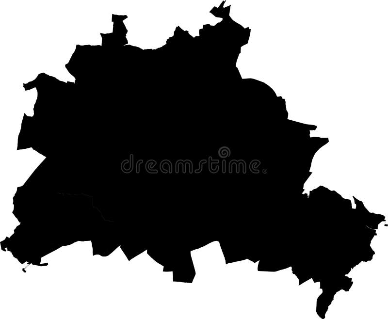 Berlin Administrative Map Stock Illustrations – 3,018 Berlin ...
