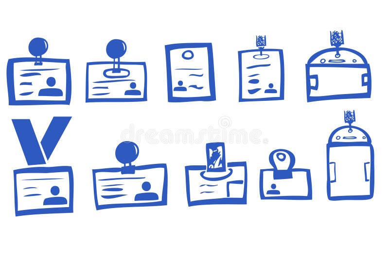 Simple Vector Blue Simple Hand Draw Sketch, Various Model ID or ...
