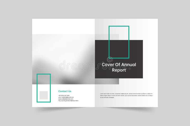 Simple Vector Brochure Cover Template Stock Vector - Illustration of ...