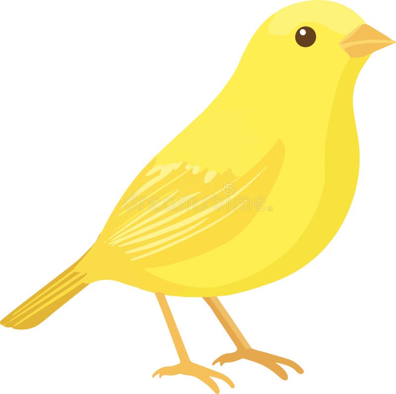 Simple Vector Canary Clipart Stock Vector - Illustration of artistic ...
