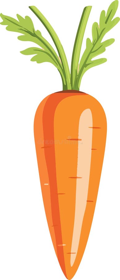 Simple Vector Carrot Clipart Stock Vector - Illustration of simple ...