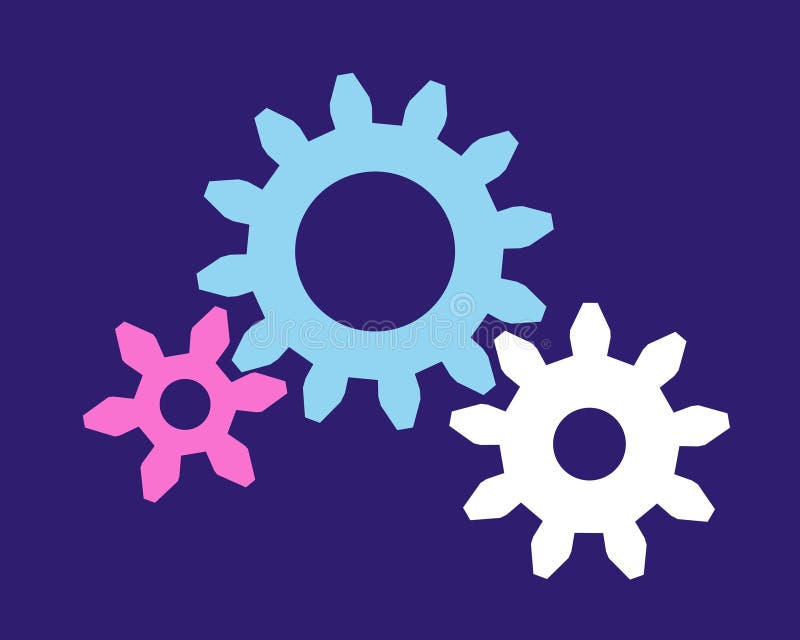 Three Gears Working Together Stock Illustrations – 82 Three Gears ...