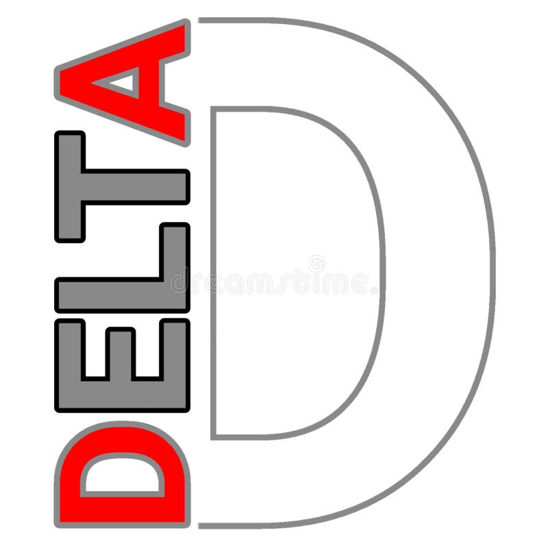 Letter Delta Stock Illustrations – 2,422 Letter Delta Stock ...