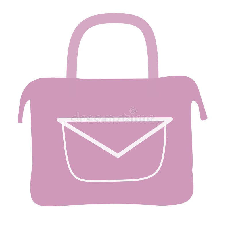 Simple Vector Design for Women S Bag Shape Design Stock Illustration ...