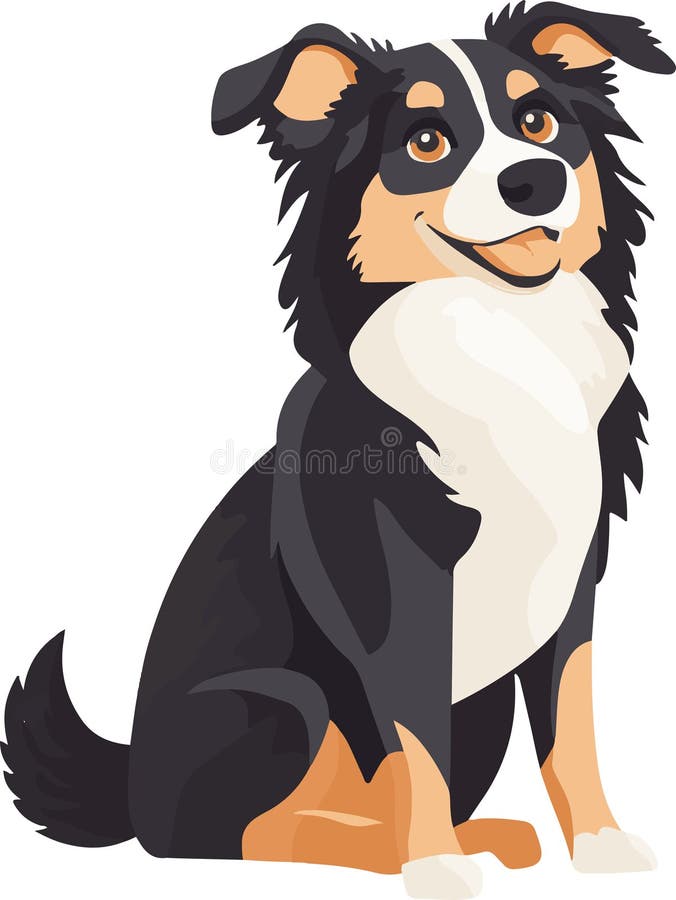 Simple vector dog clipart stock vector. Illustration of designs - 350475665