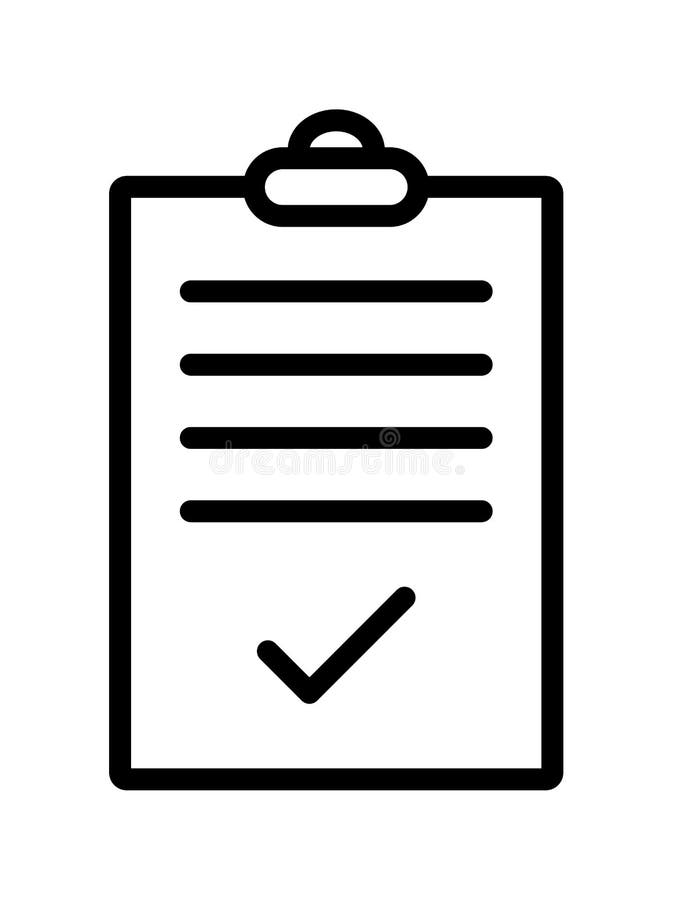 Writing A Check Clipart Black