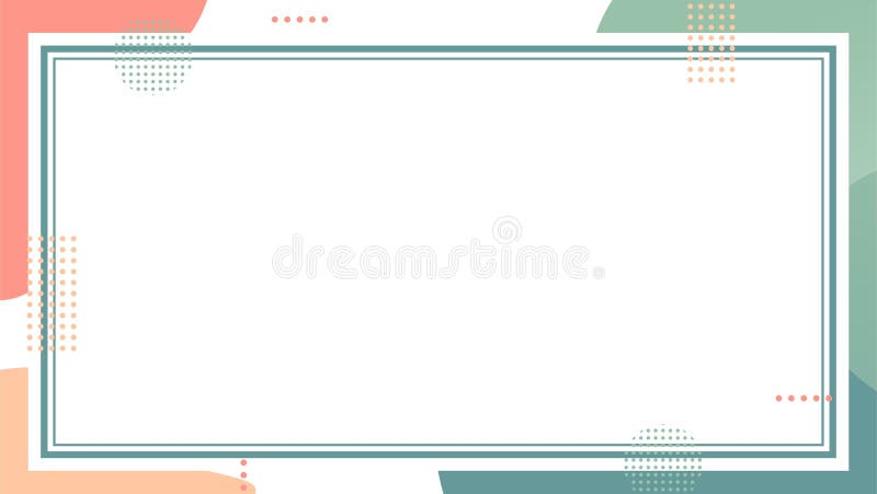 Simple Vector Frame Background. Editable Abstract Illustration Border ...