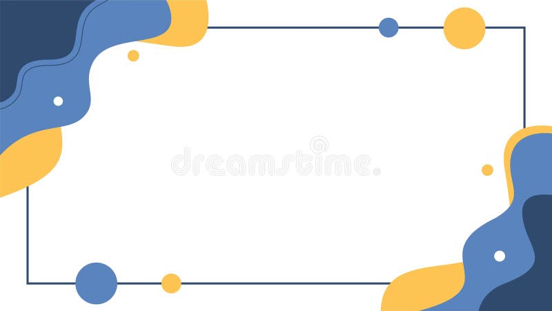 Simple Vector Frame and Border Background. Stock Vector - Illustration ...