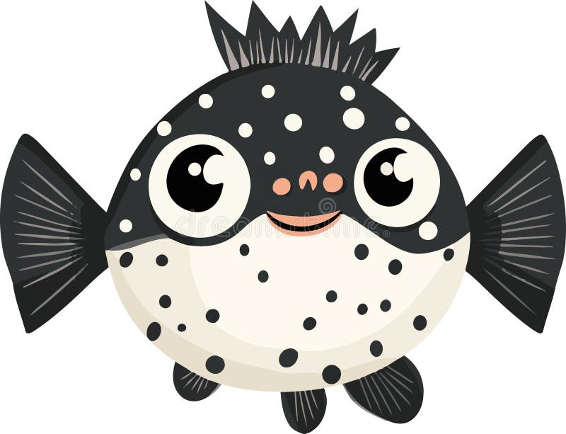 Simple vector fugu clipart ilustración del vector. Ilustración de ...