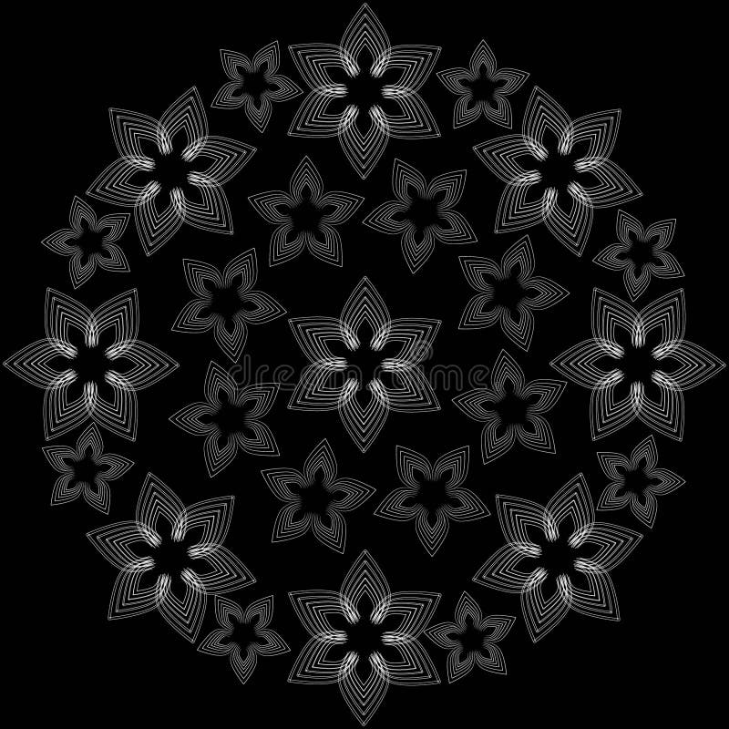 Geometric floral pattern stock vector. Illustration of fashioned ...