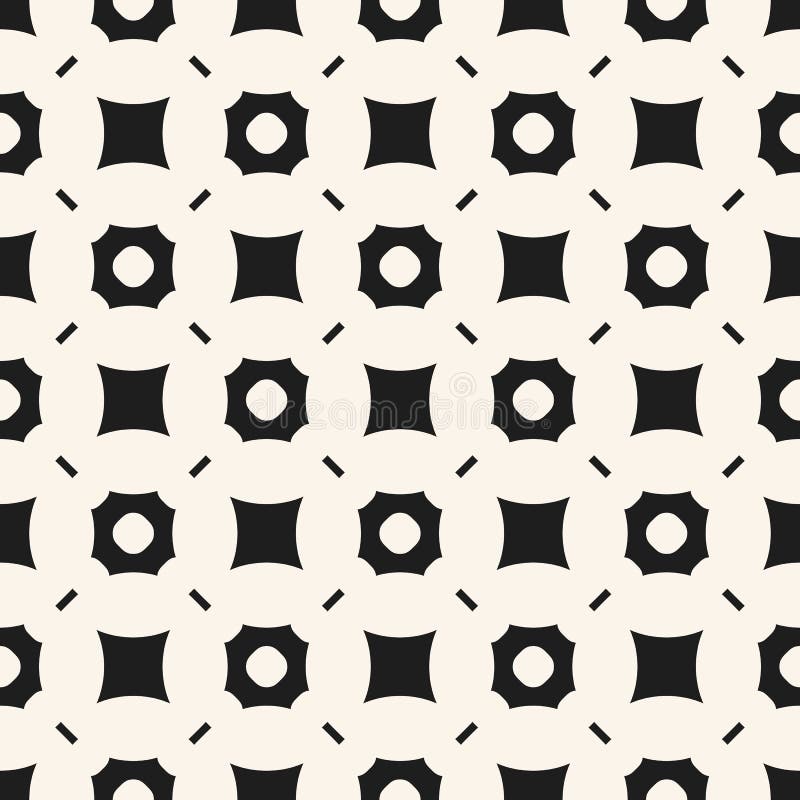 Simple Vector Geometric Seamless Pattern with Perforated Shapes ...