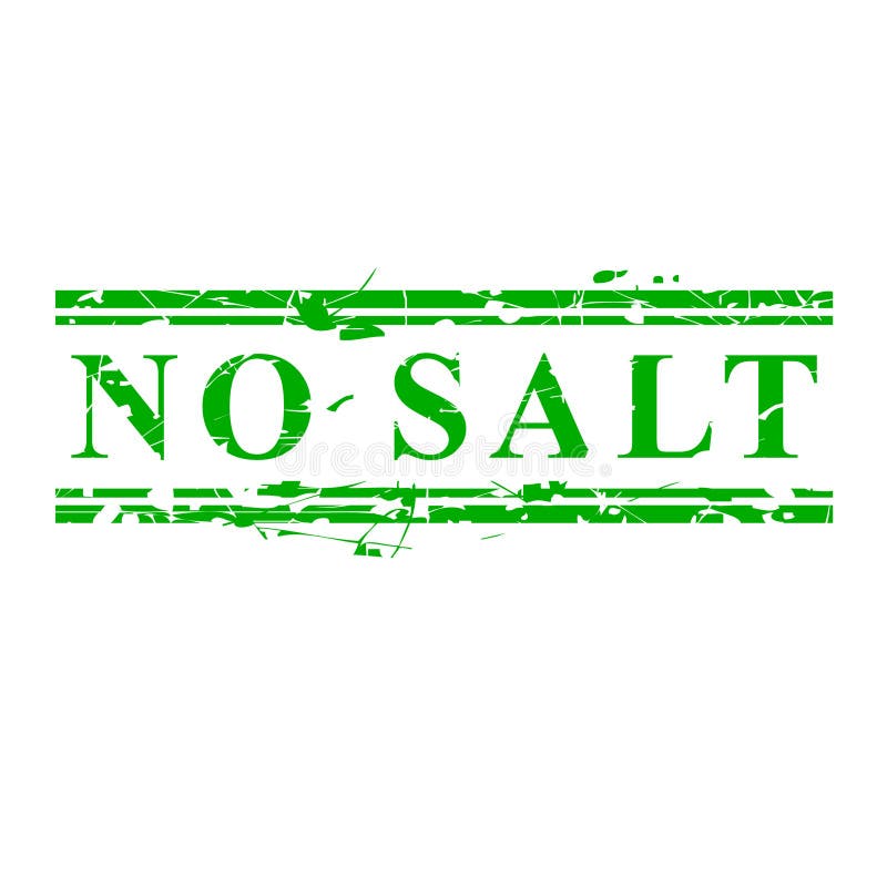 No Added Salt stock vector. Illustration of design, food - 16735705